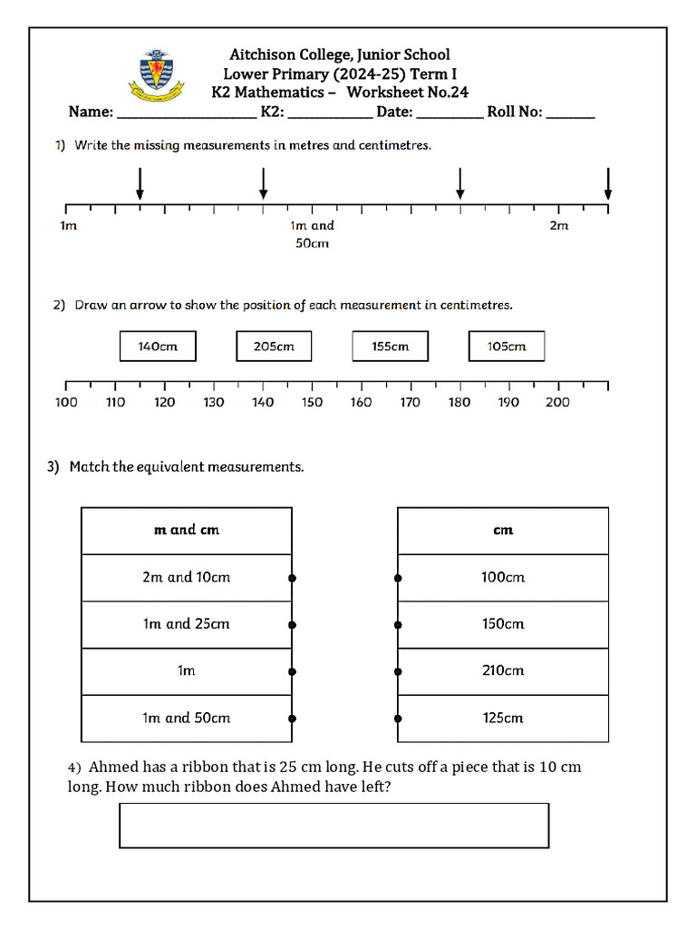 Measurements and Multiplication | PDF