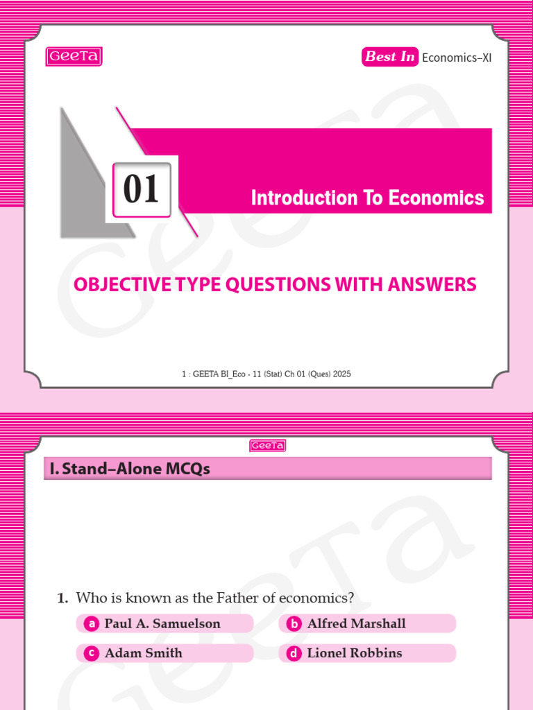 Geeta Bi Eco-11 (Stat) CH 01 (Ques) 2025 | PDF | Economics | Demand