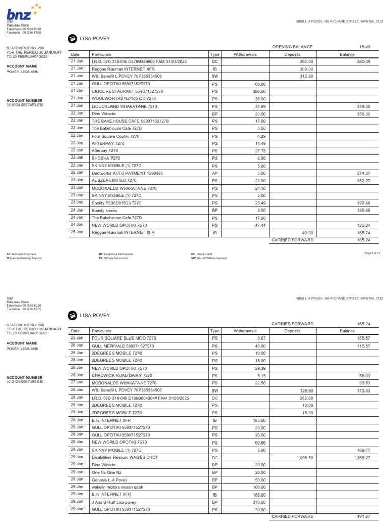 LISA_POVEY_2025-02-20_206 | PDF | Banks | Online Banking