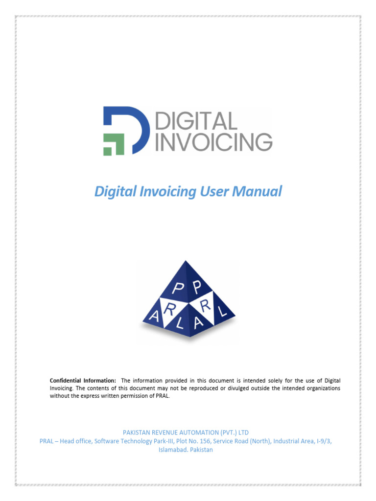 Digital Invoicing User Manual Overview | PDF | Invoice | Customer ...