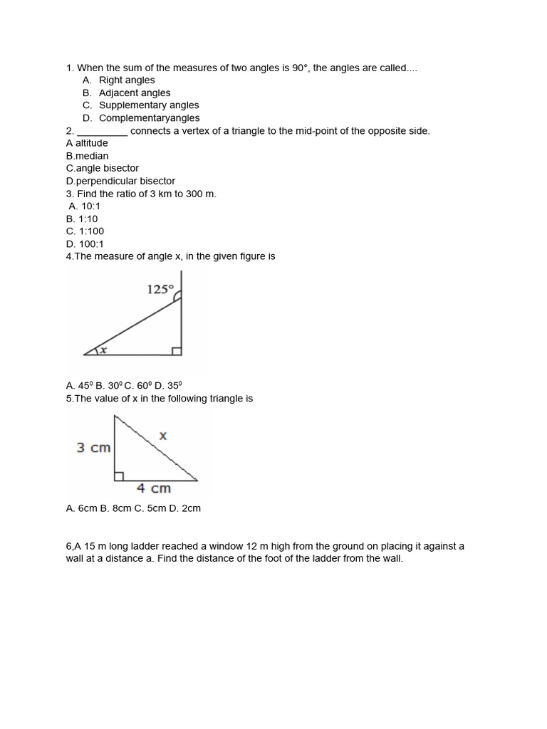 Class VII Maths | PDF