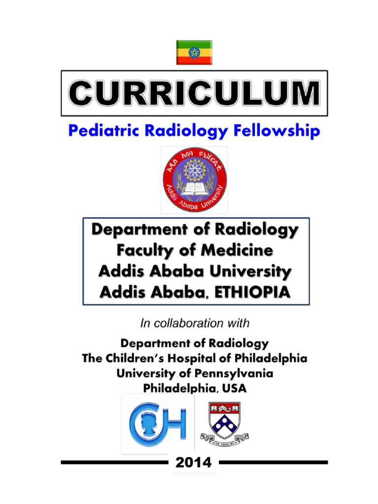 Pediatric Radiology Curriculum - Addis Ababa University-CHOP - 2014 ...