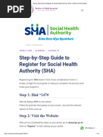 SHA Registration Form Instructions | PDF