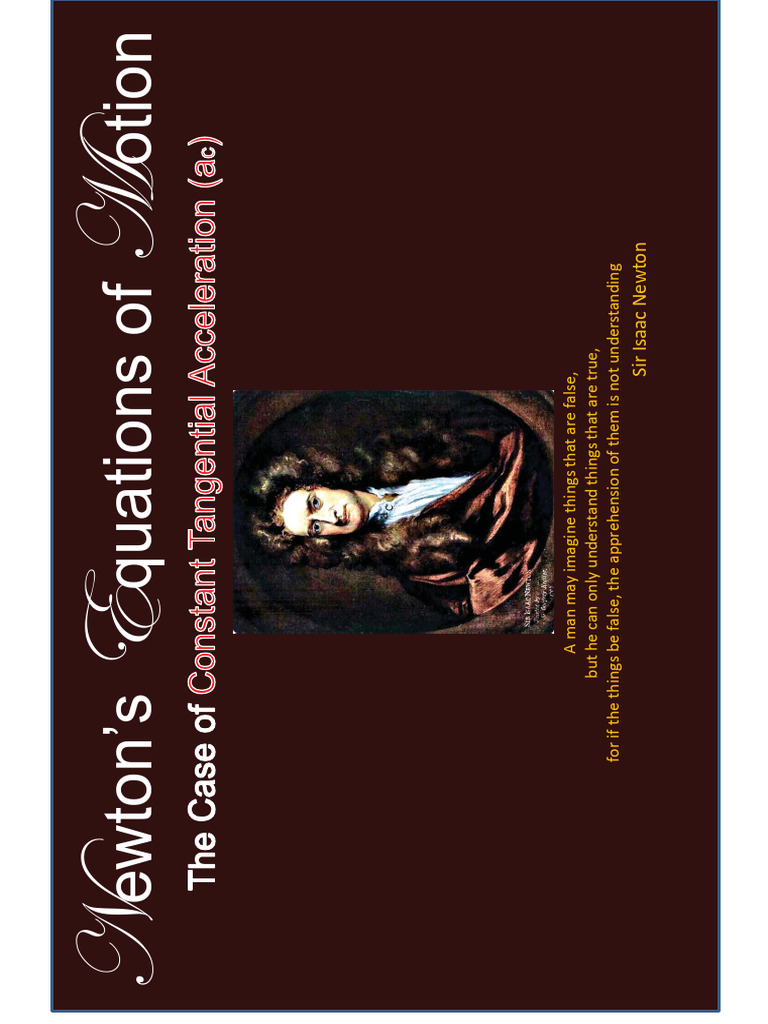 2 - Constant Acceleration-Rectilinear Motion | PDF | Acceleration | Equations Of Motion