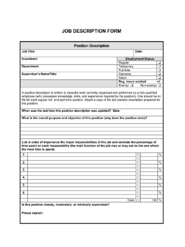 JD Form | PDF