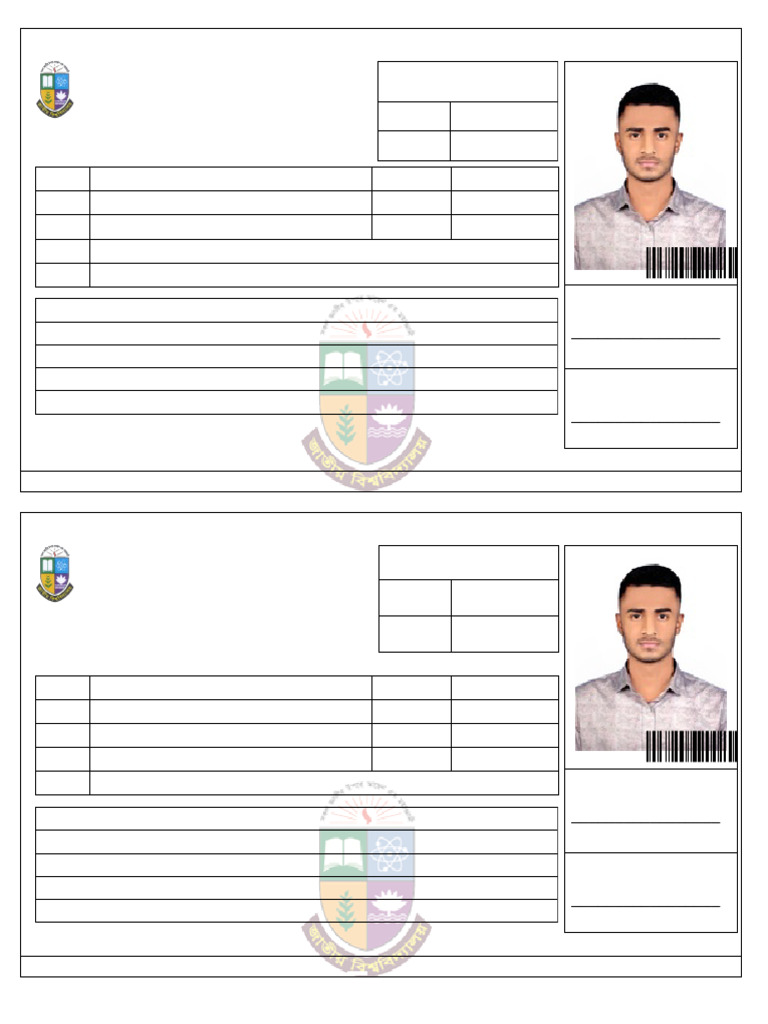 Hons AdmitCard 2024 2025 HONS 7013872 | PDF | Access Control | Authentication