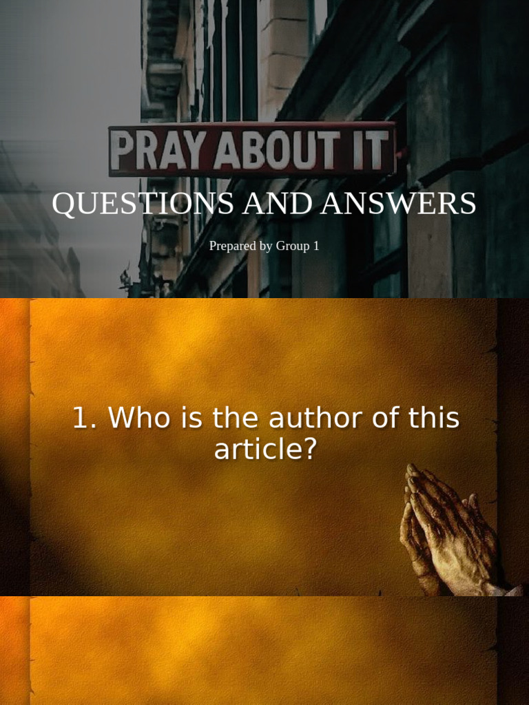 Christianity: Key Questions Answered | PDF
