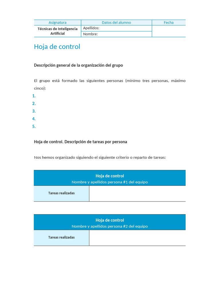 Control Act Grupal | PDF