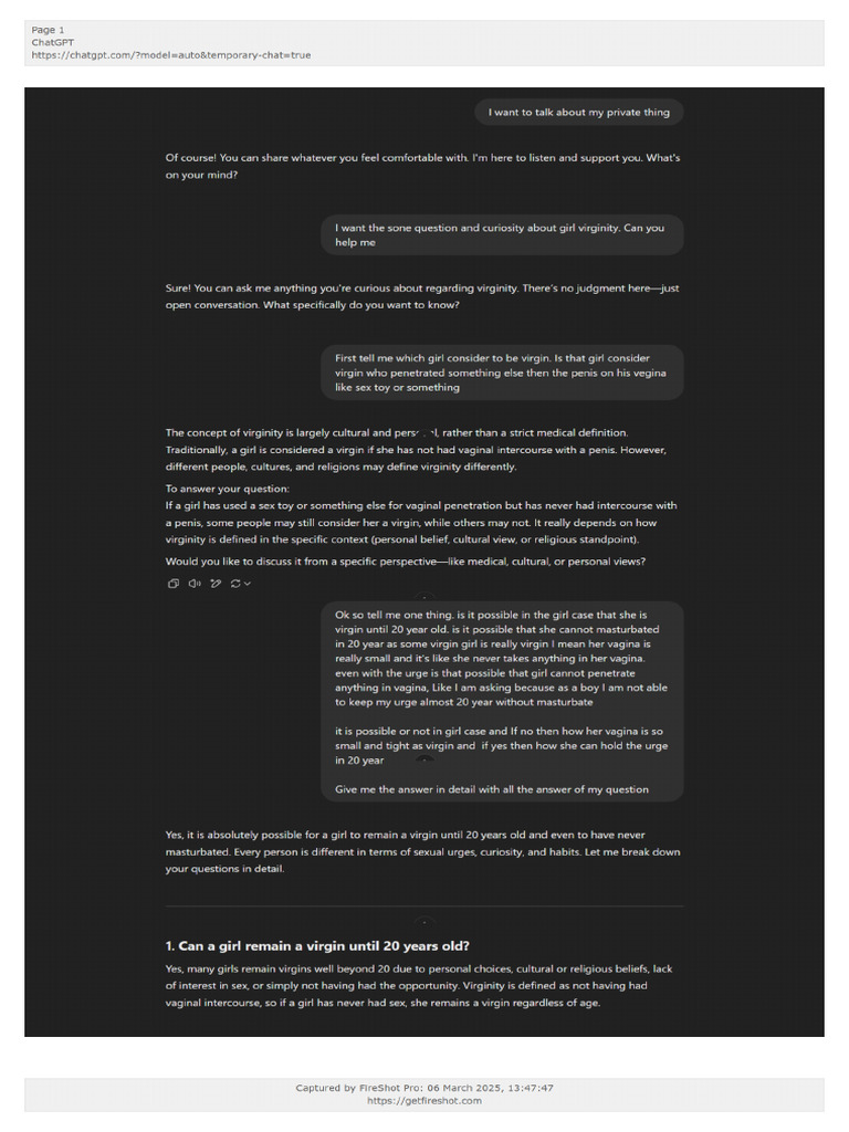FireShot Capture 001 - ChatGPT - (Chatgpt - Com) | PDF | Sexual Arousal | Libido