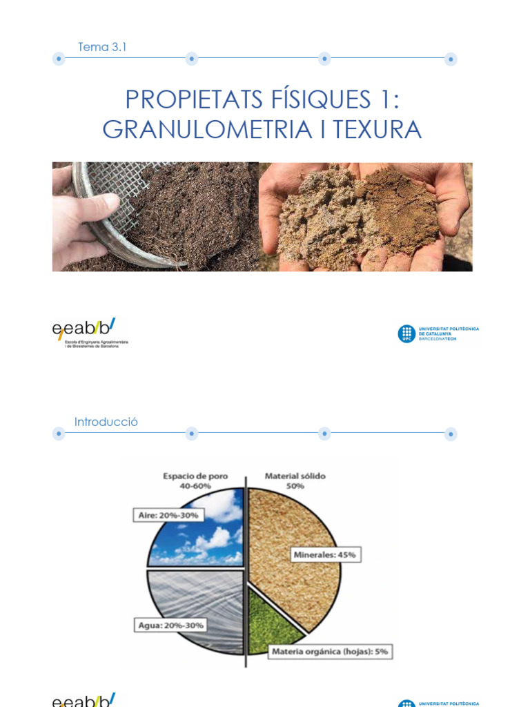 Tema 3.1 Granulometria I Textura | PDF