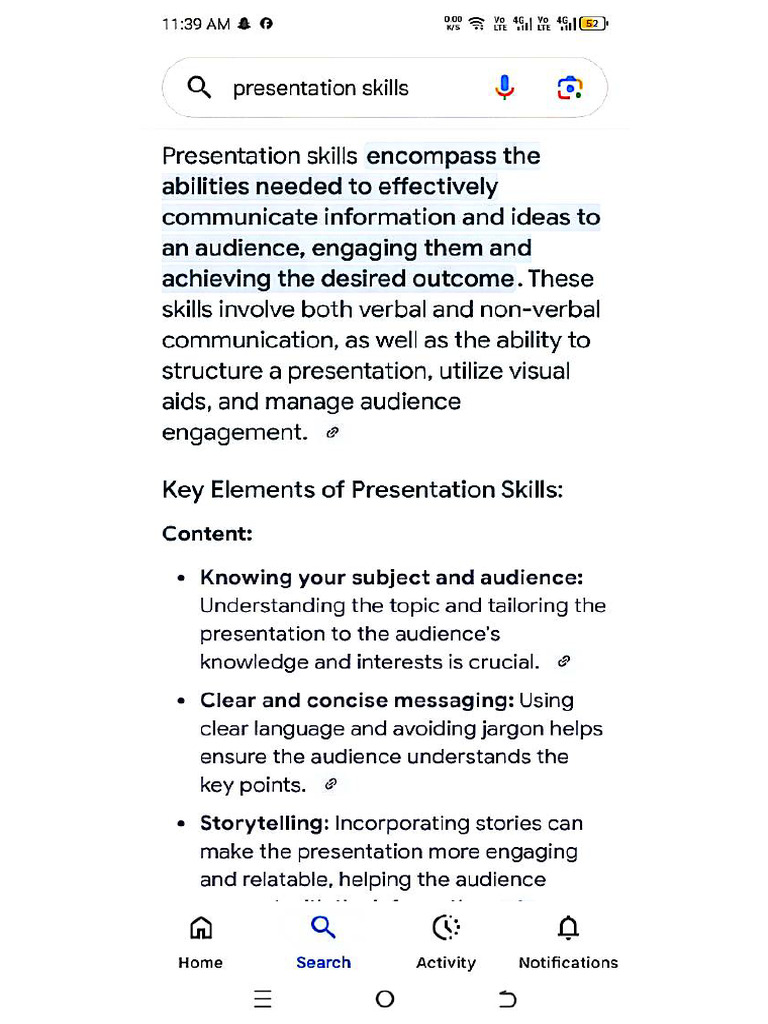 Presentation Skill Pdf