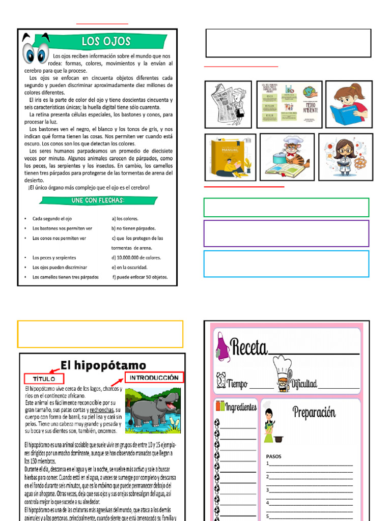 Textos Informativos | PDF | Comprensión lectora | Comunicación humana