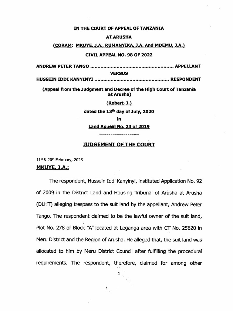 A Court Can Not Proceed Interparties Without Firstly Setting Aside Exparte Judgment - Functus ...