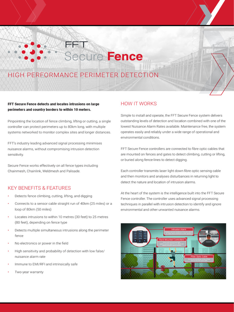 FFT Secure Fence Intrusion Detection System | PDF | Security Alarm