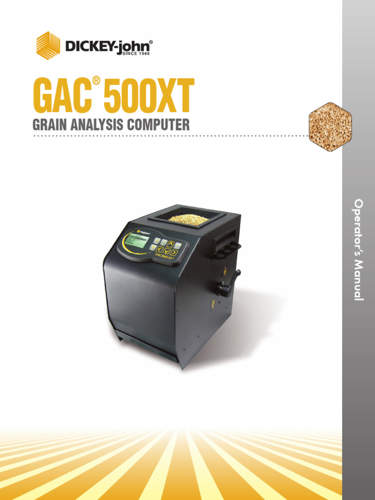 GAC 500XT Operator S Manual | PDF