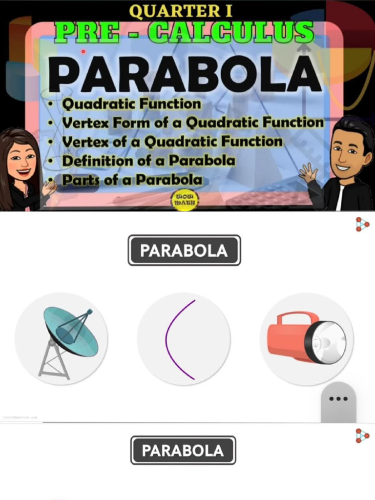 Precal Parabola | PDF