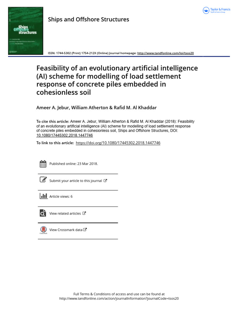 Feasibility of An Evolutionary Artificial Intelligence (AI) Scheme For Modelling of Load ...