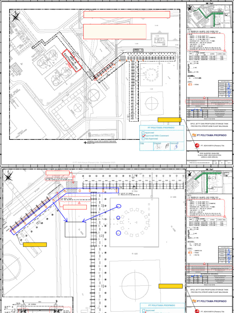 Ppb-05-014-2110-Csa-dwg-006-001 - Pipe Sleeper Onshore Plan & Side View ...
