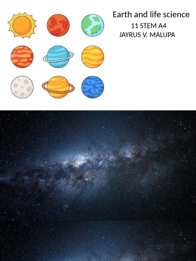 11 Stem A4 Jayrus V. Malupa: Earth and Life Science | PDF