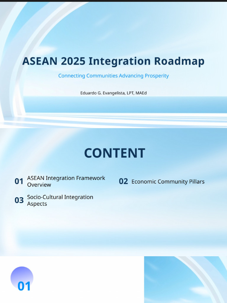 ASEAN Integration Road Map 2 | PDF