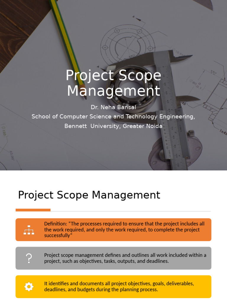 Lecture 4 - ScopeManagementSlides 1 2 | PDF | Project Management | Business
