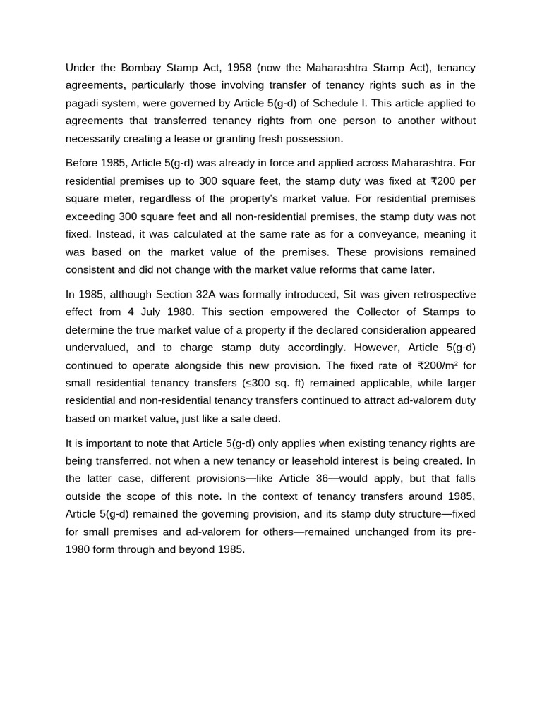 20250702-Research Note-Stamp Duty in 1980 | PDF