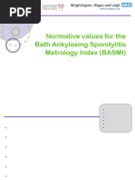 BASMI Scale | PDF | Anatomical Terms Of Motion | Knee