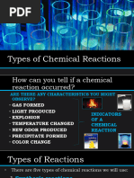Types of Rxns Summary Table Chart | PDF
