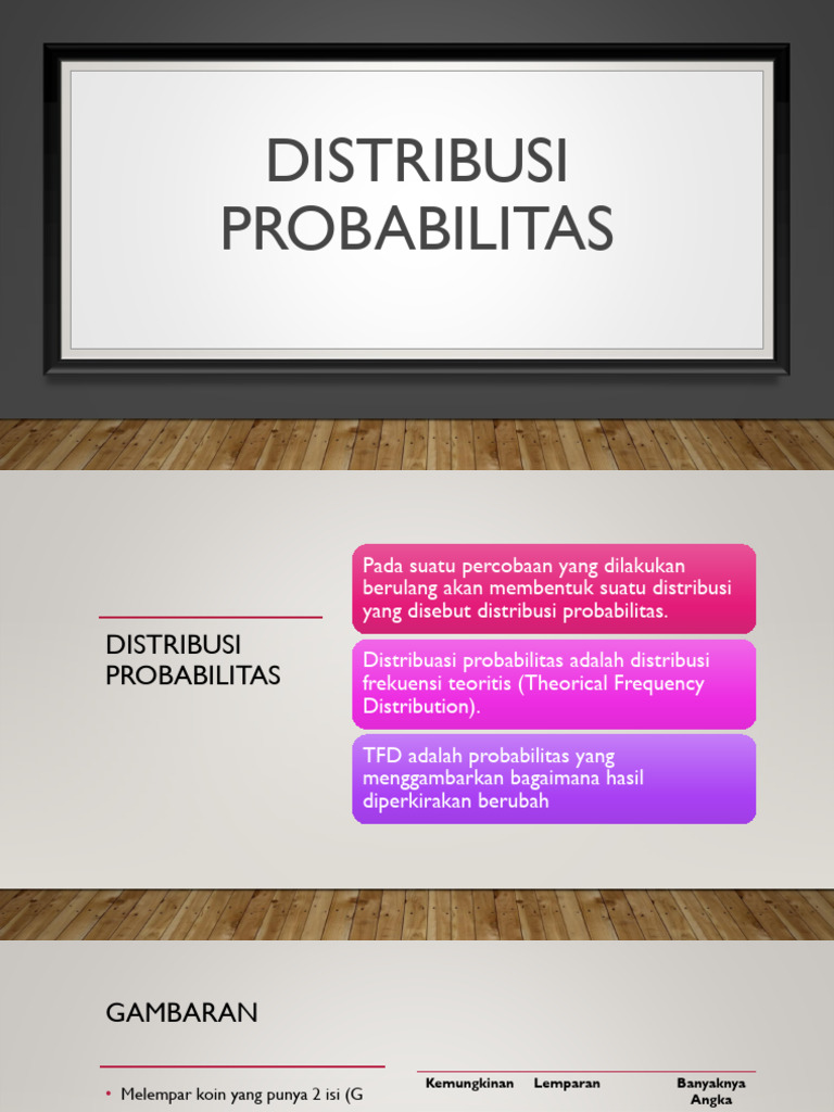Materi Sesi 7 Distribusi Probabilitas Rev 1 | PDF