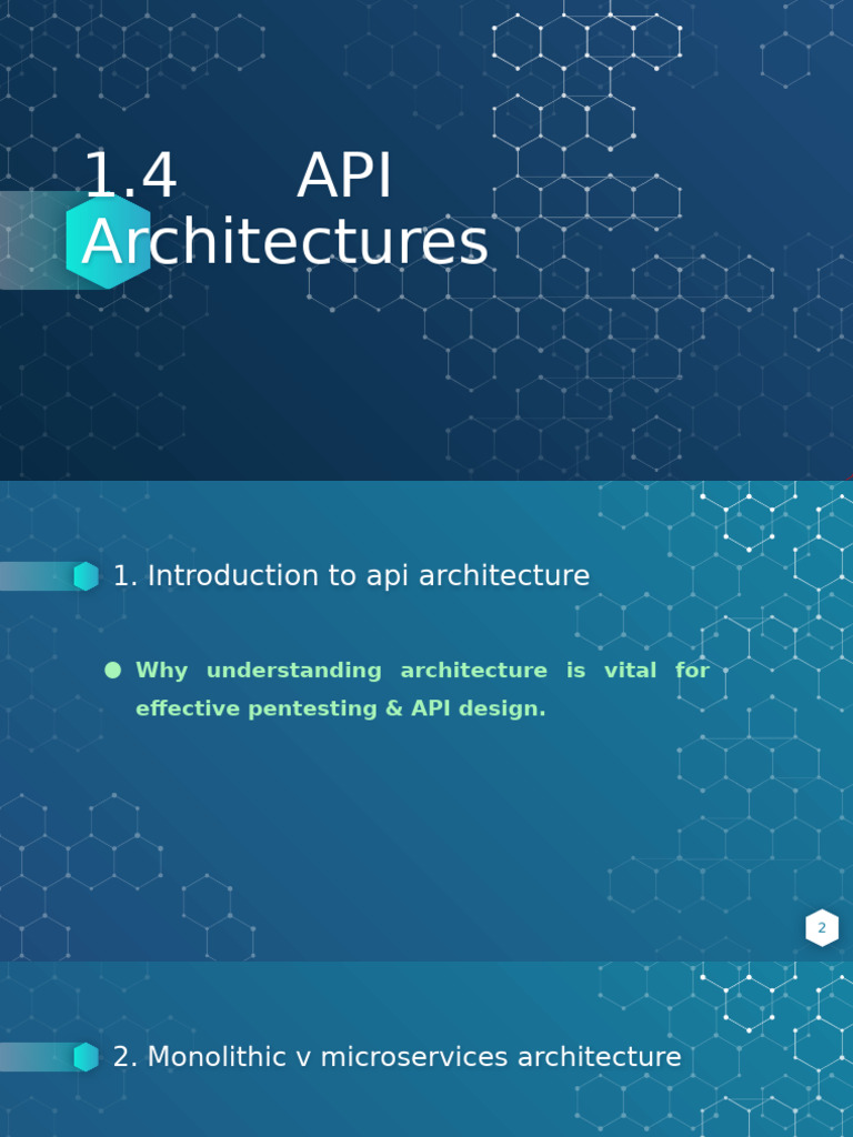 CAPIE - Chapter 1.4 - API Architectures | PDF | Computer Architecture ...