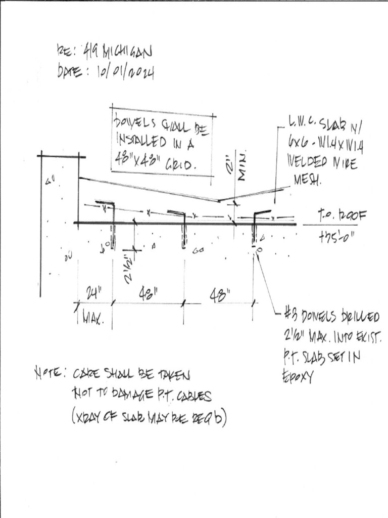 Typical Roof Topping Reinf | PDF