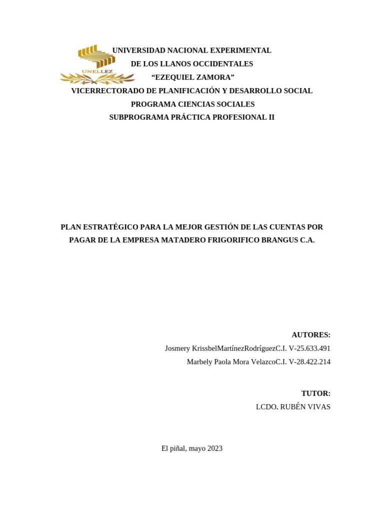 Josmery y Marbely | PDF | Planificación | Business