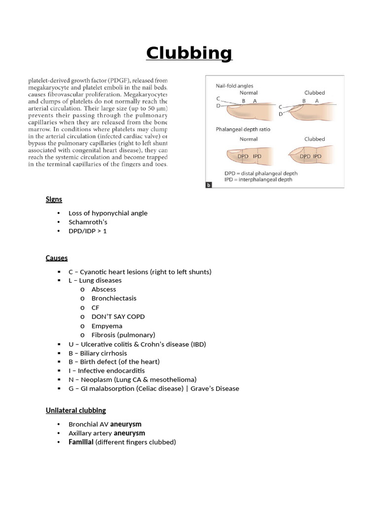 Clubbing | PDF