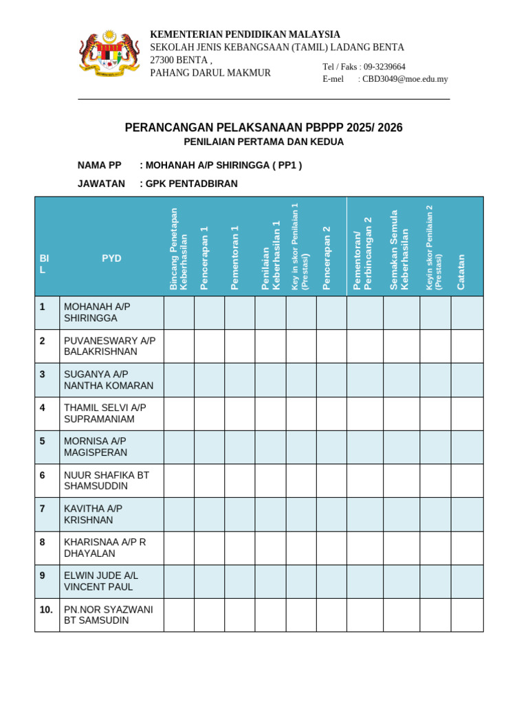Perancangan PBPPP 2024 | PDF