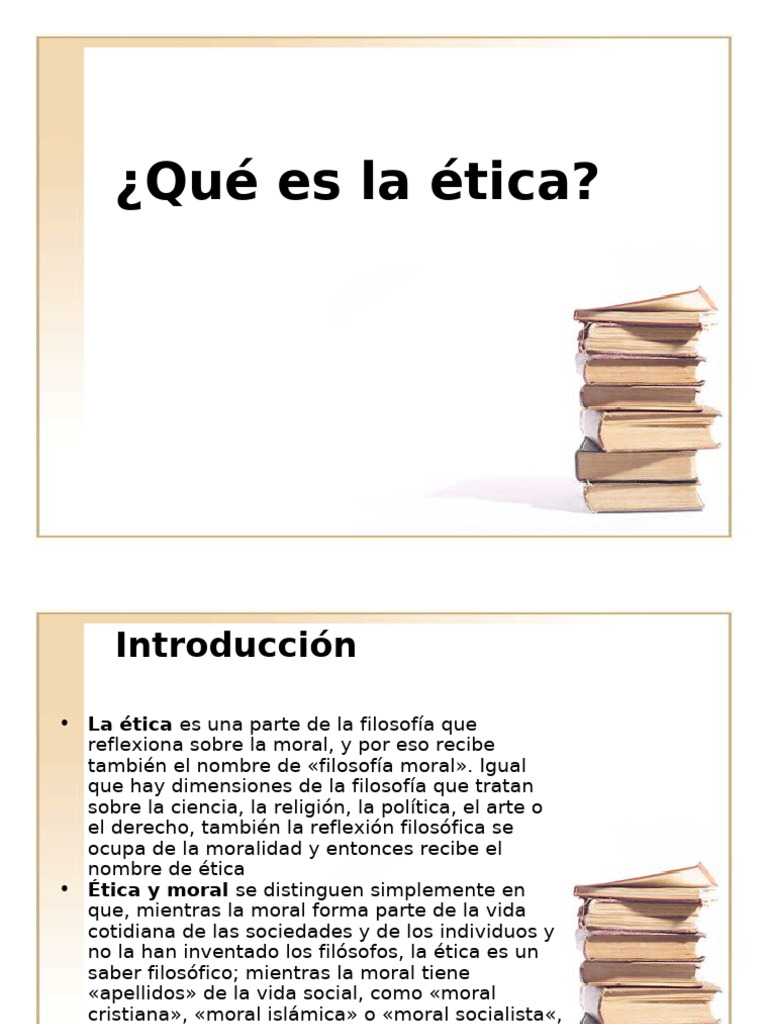 1 Que Es Etica | PDF | Moralidad | Educación en artes liberales
