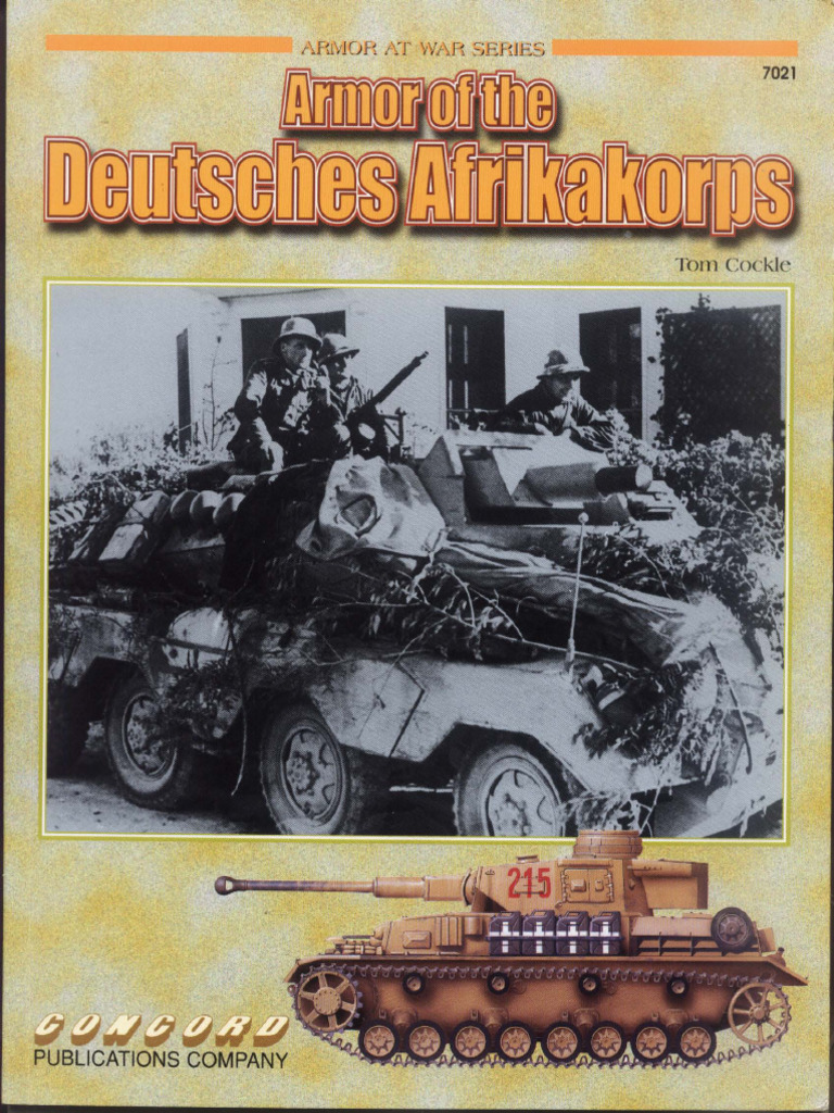 Concord 7021 - Armor of The Deutsches Africkakorps | PDF
