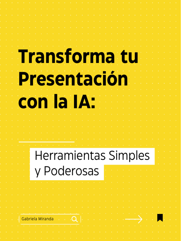 Transforma Tu Presentaci N Con La IA | PDF