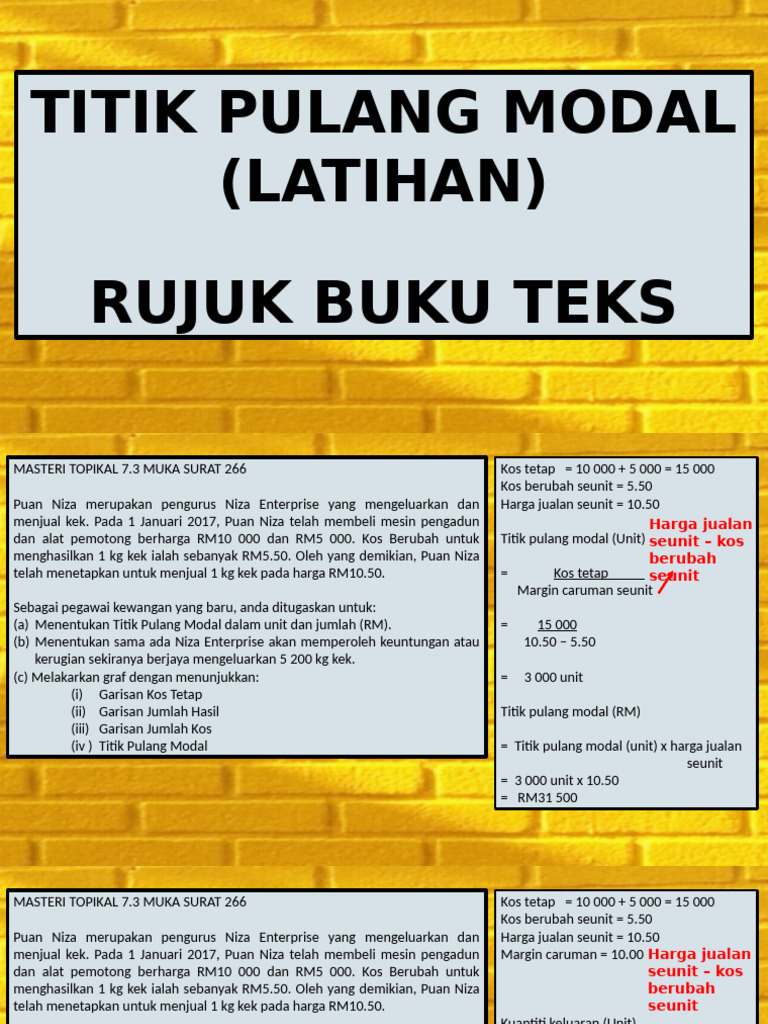Titik Pulang Modal Muka Surat 266 | PDF
