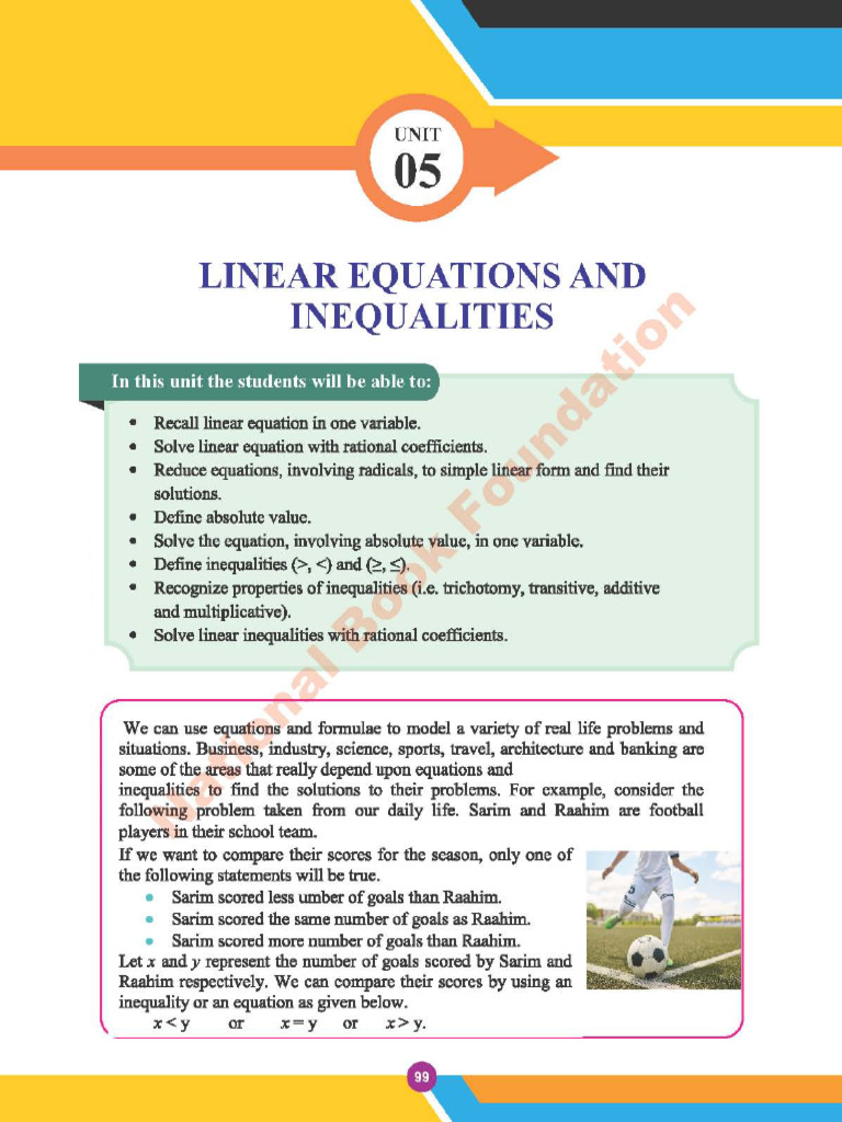 9th Class Math CH 5 | PDF