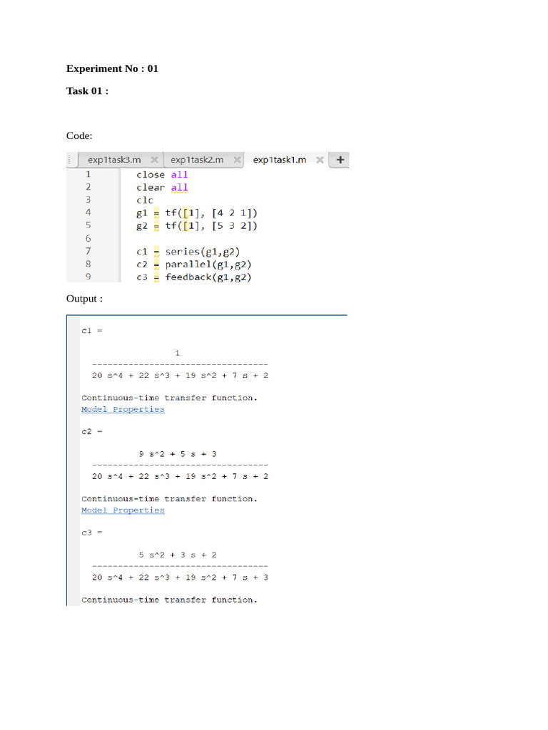 Experiment No1,2 | PDF