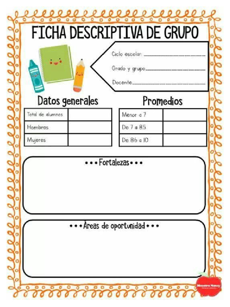 Fichas Descriptivas | PDF