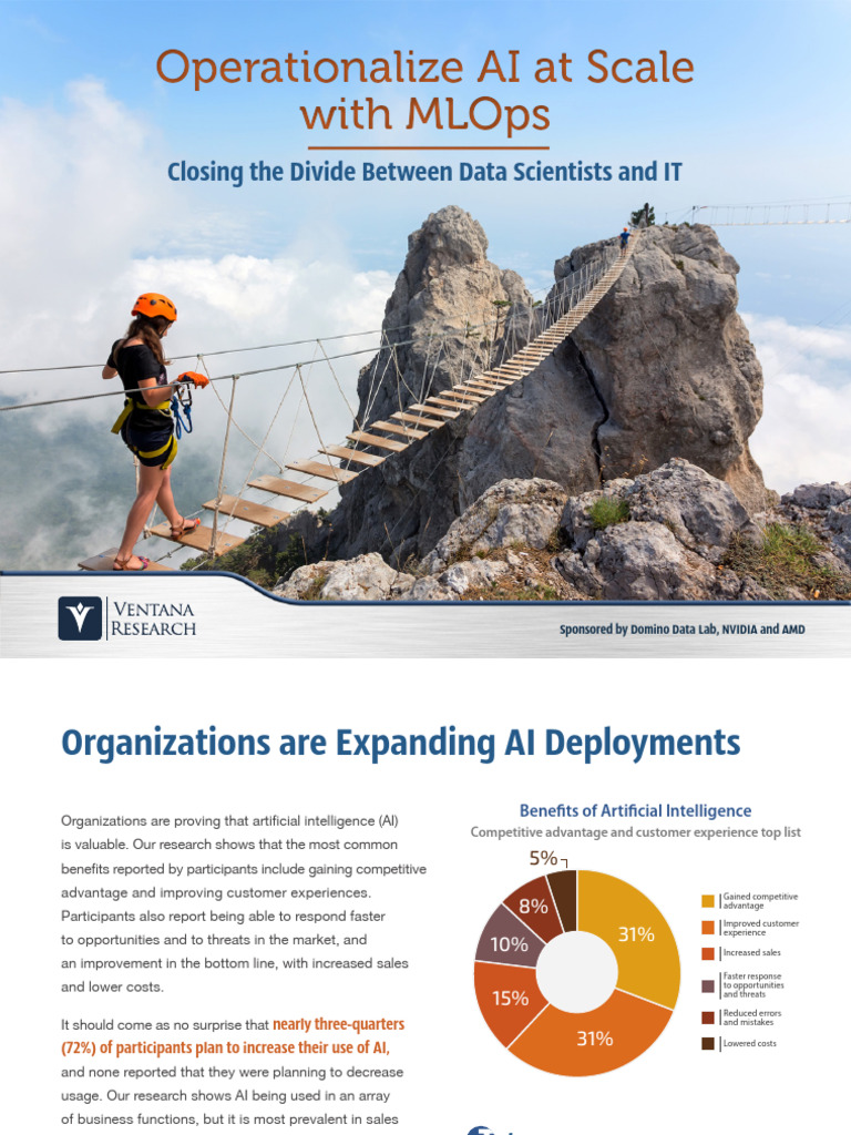 Operationalize AI at Scale With MLOps Ventana Research Ebook DDL-NVIDIA | PDF | Artificial ...