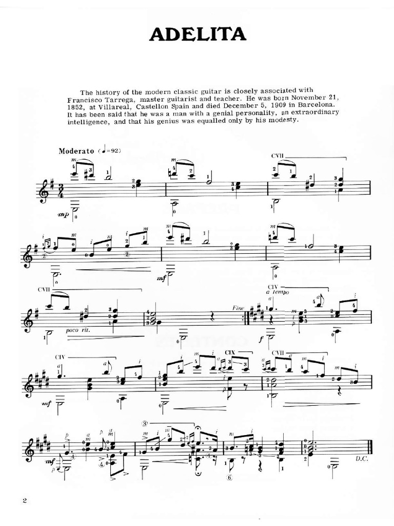 Tarrega | PDF