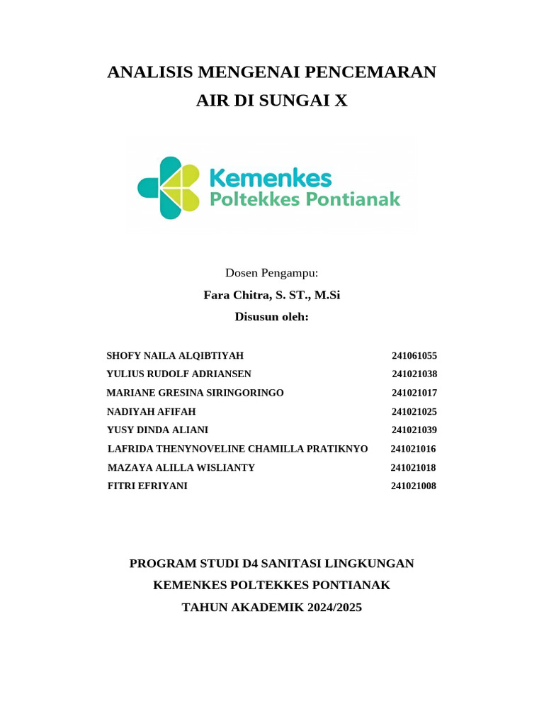 Analisis Mengenai Pencemaran Kel.5 | PDF