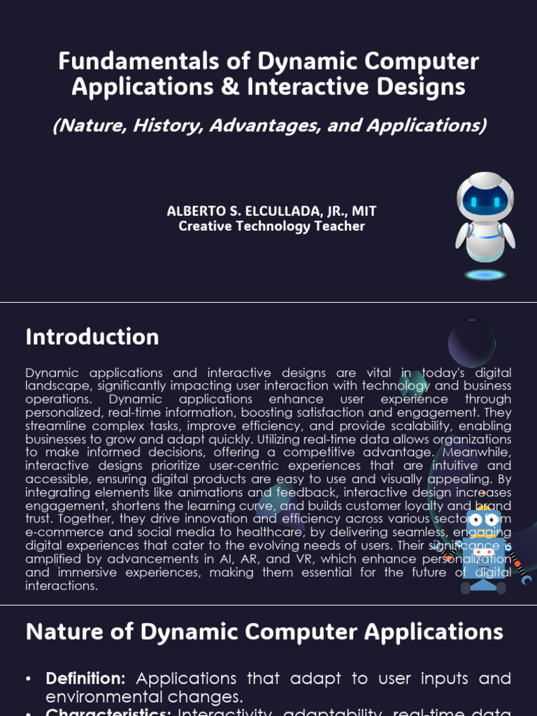 Fundamentals of Dynamic Computer Applications Interactive Designs | PDF | User Interface | Usability