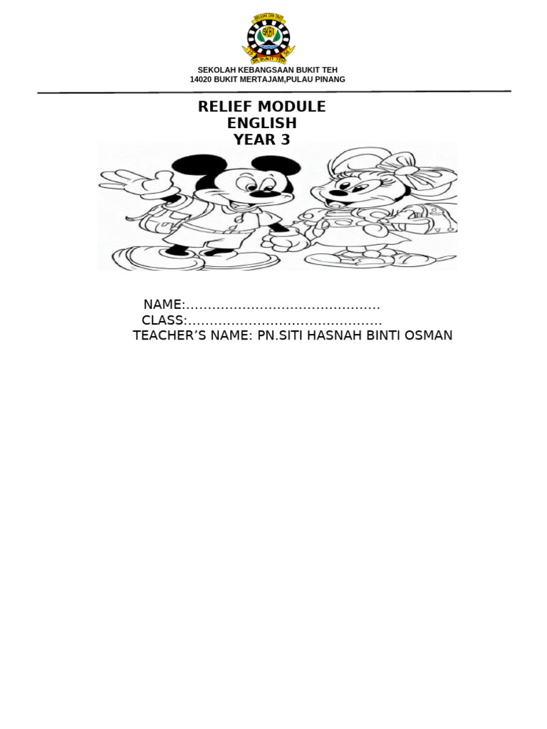 Muka Depan Modul Relief | PDF