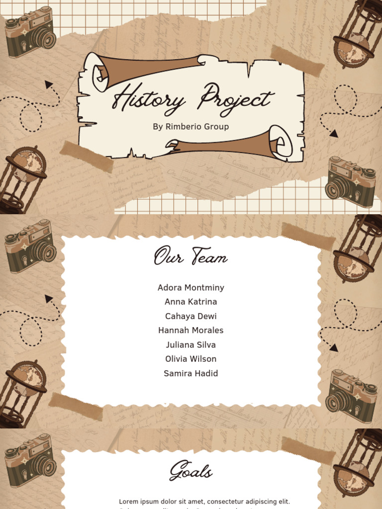 Beige and Brown Vintage History Project Presentation - 20250702 ...