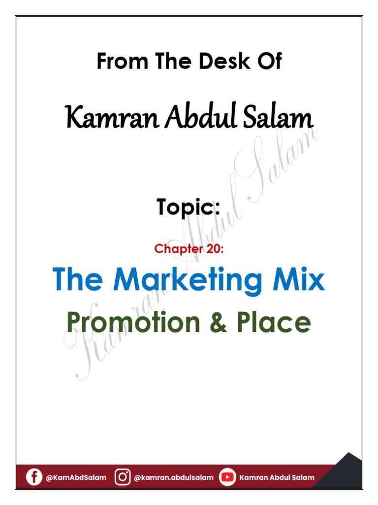 Marketing Mix: Promotion Strategies Explained | PDF | Advertising ...
