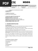 SDS Wash & Walk EcoLab | PDF | Toxicity | Personal Protective Equipment