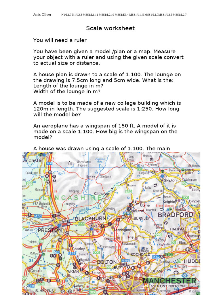 Y7 Math - Ratio and Scale | PDF | Length | Area